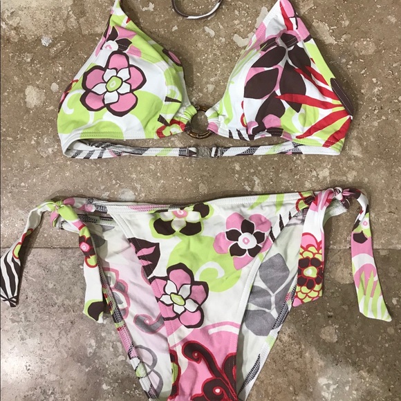 Bananamoon | Swim | Bananamoon Tropical Floral Bikini | Poshmark